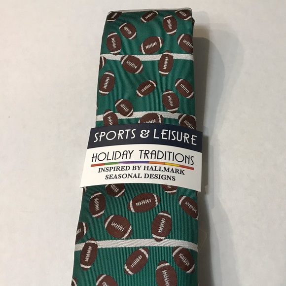 Hallmark | Accessories | Football Theme Tie Nwt | Poshmark